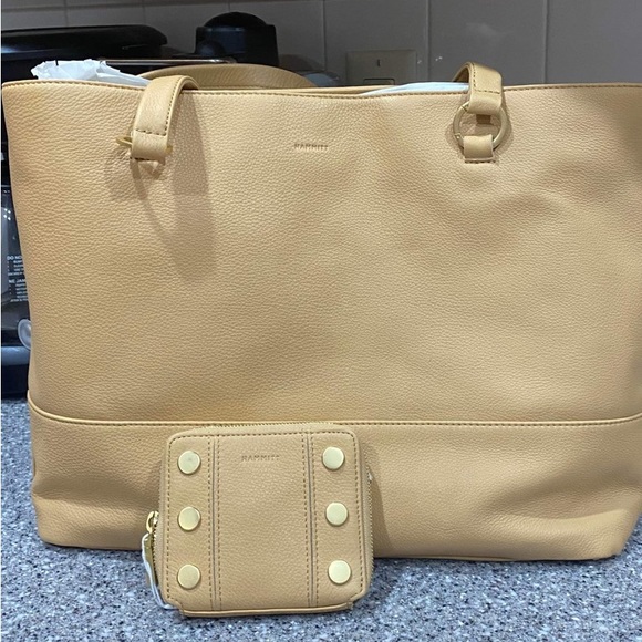 Hammitt | Bags | Hammitt Andersen Large Tote In Barley Tan Refined ...